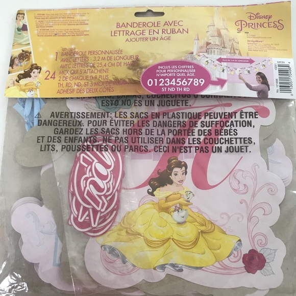 Disney | Party Supplies | Disney Princess Banner Kit | Poshmark